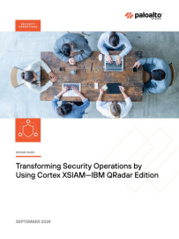 Transforming Security Operations by Using Cortex XSIAM—IBM QRadar Edition: Design Guide - Palo ...